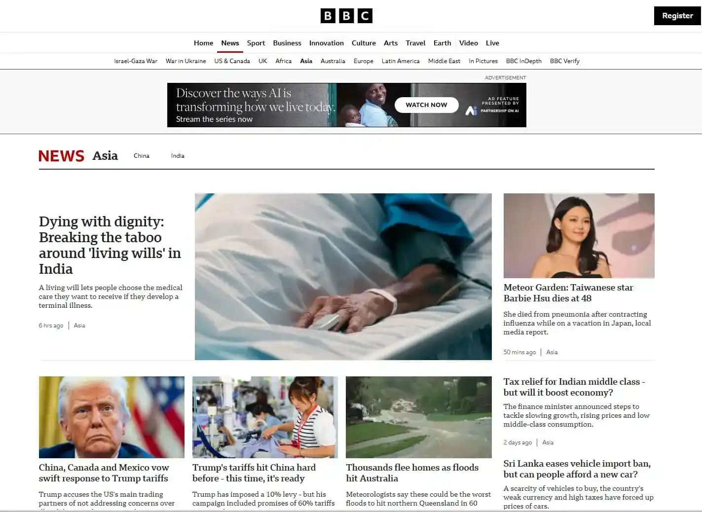 BBC Asia News » Asia BBC News Live Streaming Online